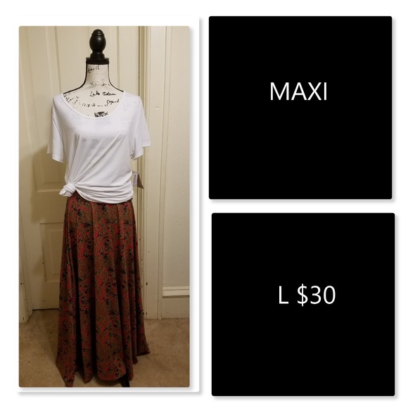 LuLaRoe | Skirts | Lularoe Maxi | Poshmark